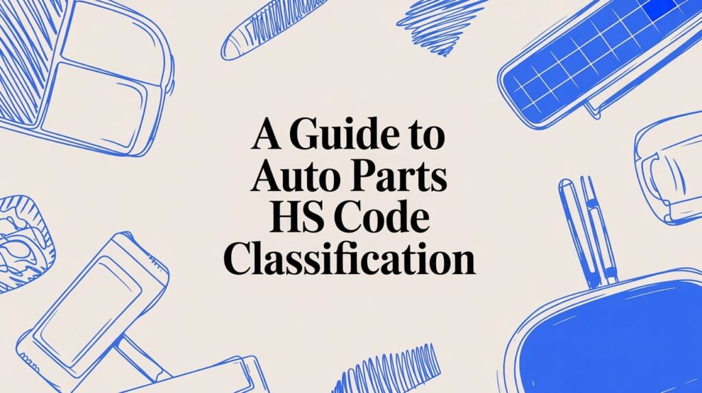 A Guide to Auto Parts HS Code Classification – Coreties