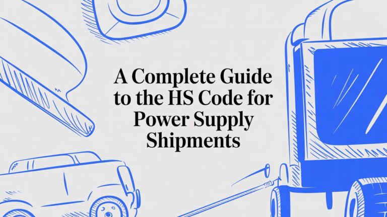 A Complete Guide to the HS Code for Power Supply Shipments – Coreties