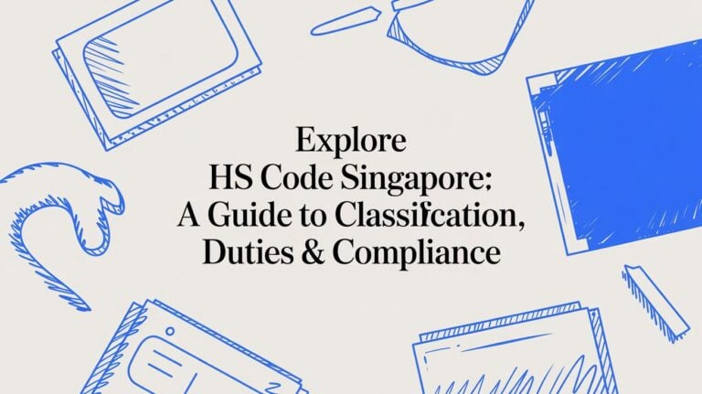 Explore hs code singapore: A Guide to Classification, Duties ...